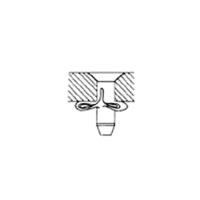 RV6601-0606 Countersunk Head Bulb-tite Rivet, 3/16" Dia.