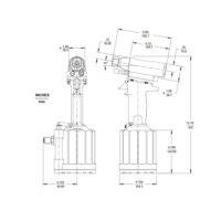 Huck 244BT - 1/4" Bobtail Huck Bolt Riveter to Set Huck Bobtail Fasteners.